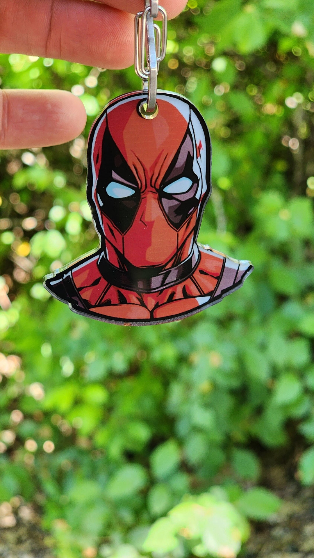 Deadpool Deadpool Acrylic Keychain MCU Marvel Comic Keychain Deadpool ...