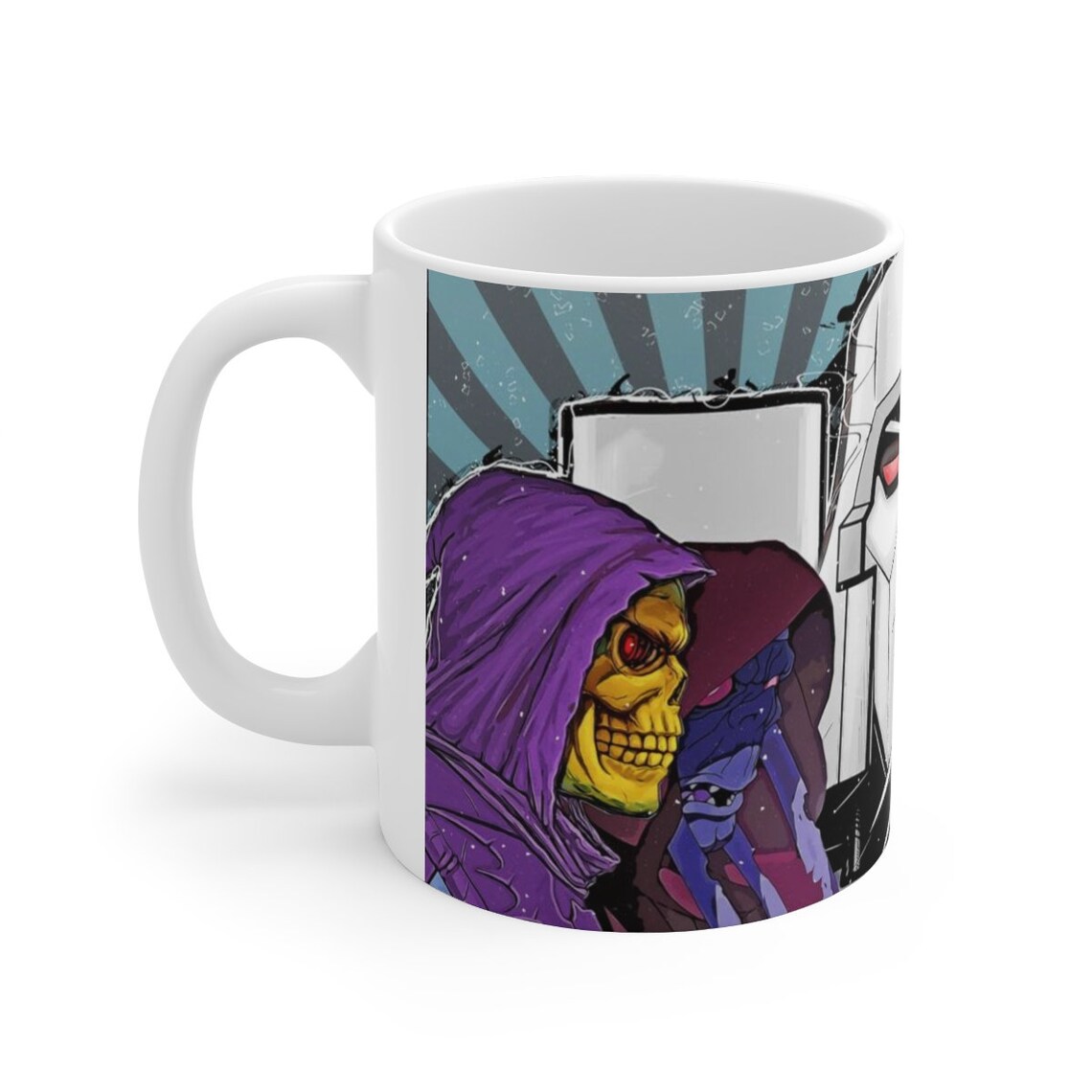 1980's Retro Cartoon , Skeletor, Megatron, Shredder, Cobra Commander ...