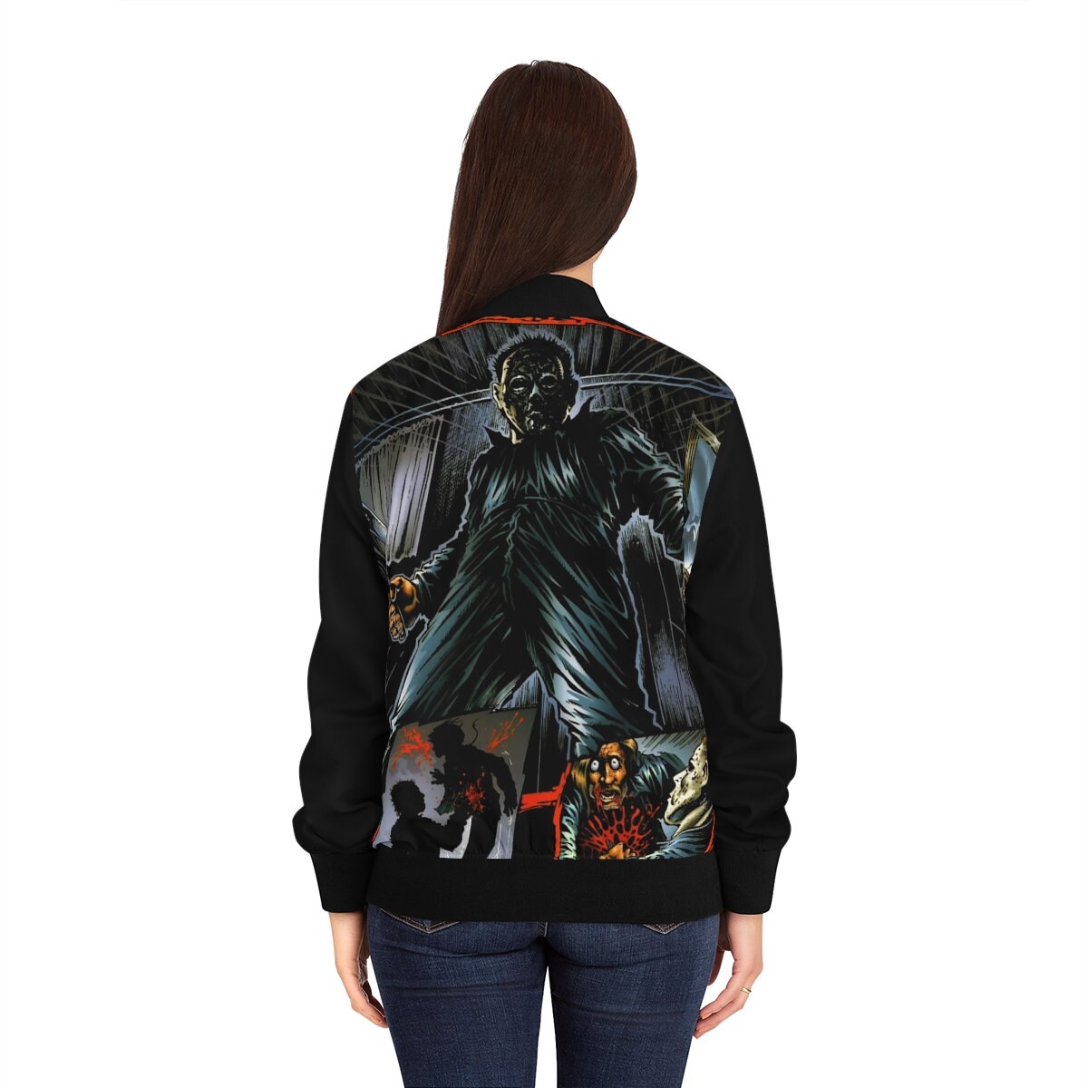 Michael Myers Halloween 1980s Slasher Horror Film Movie Art Bomber ...