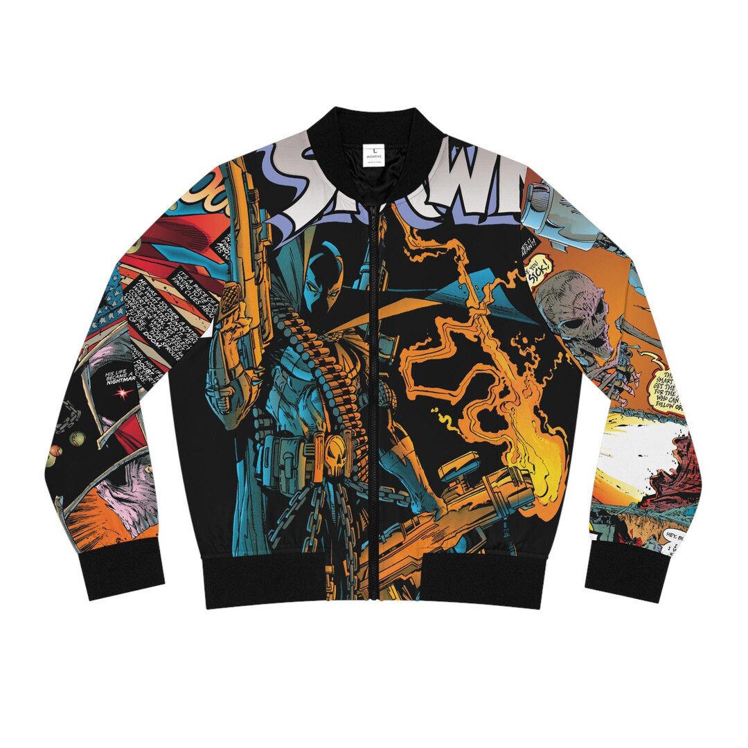 Spawn Image Comics, Todd Mcfarlane Art, Bomber Jacket Unisex, Light ...
