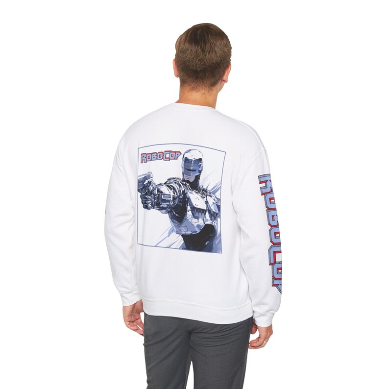 Black or White Custom Made OCP Robocop Sweatshirt Comic Book Art Pull ...