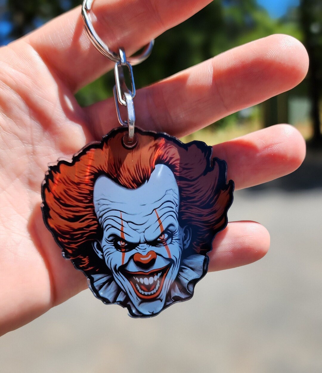 IT Pennywise Pennywise the Clown Pennywise Acrylic Keychain Stephan ...