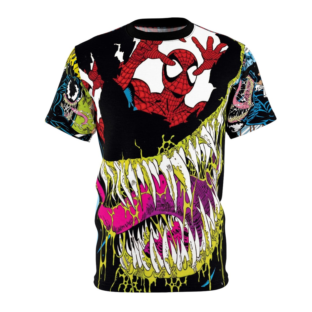 New Vintage Style Venom, Spider-man, Spider Man, Comic Book Art, MCU ...