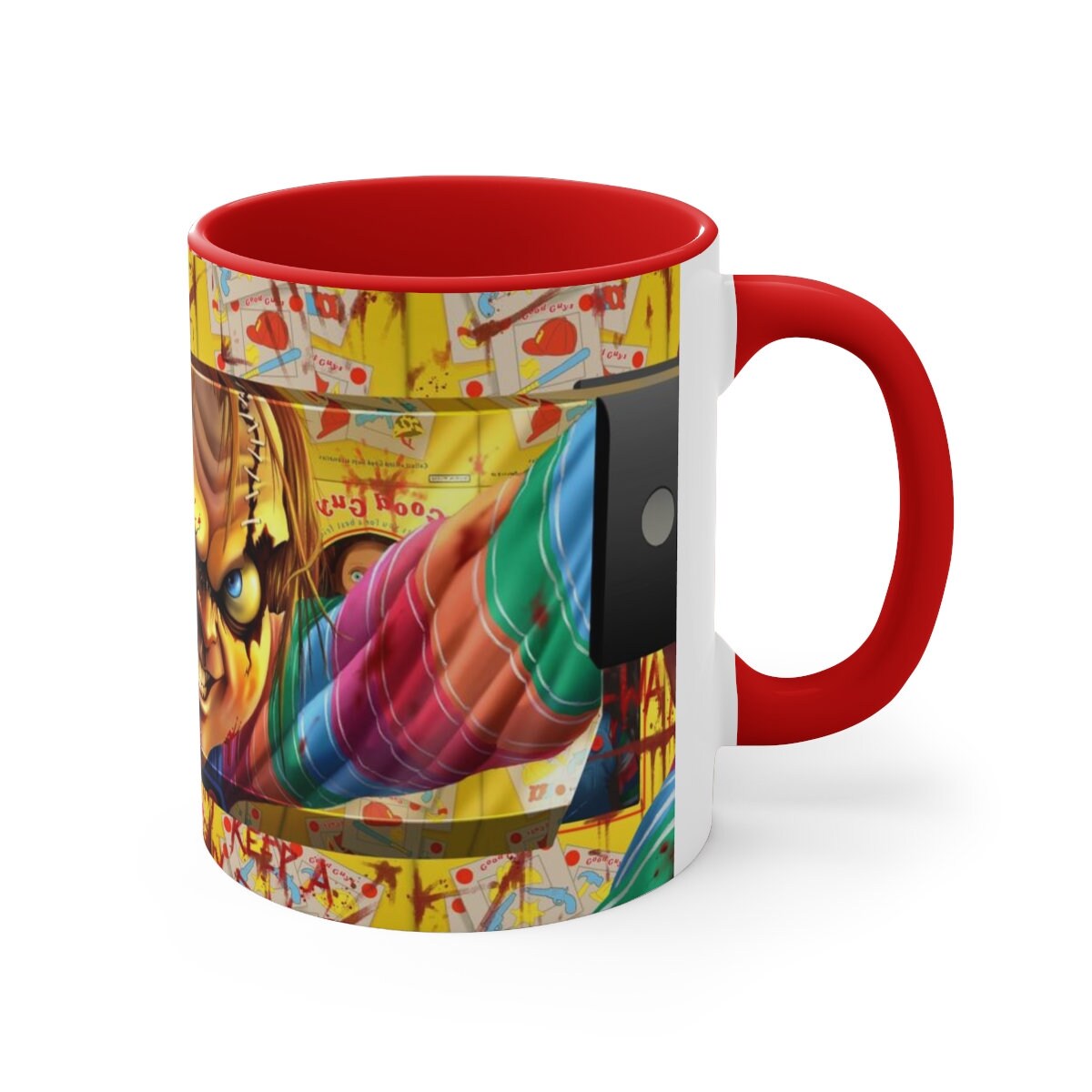 1980's Red Childs Play Chucky Coffee Cup Mug - Etsy