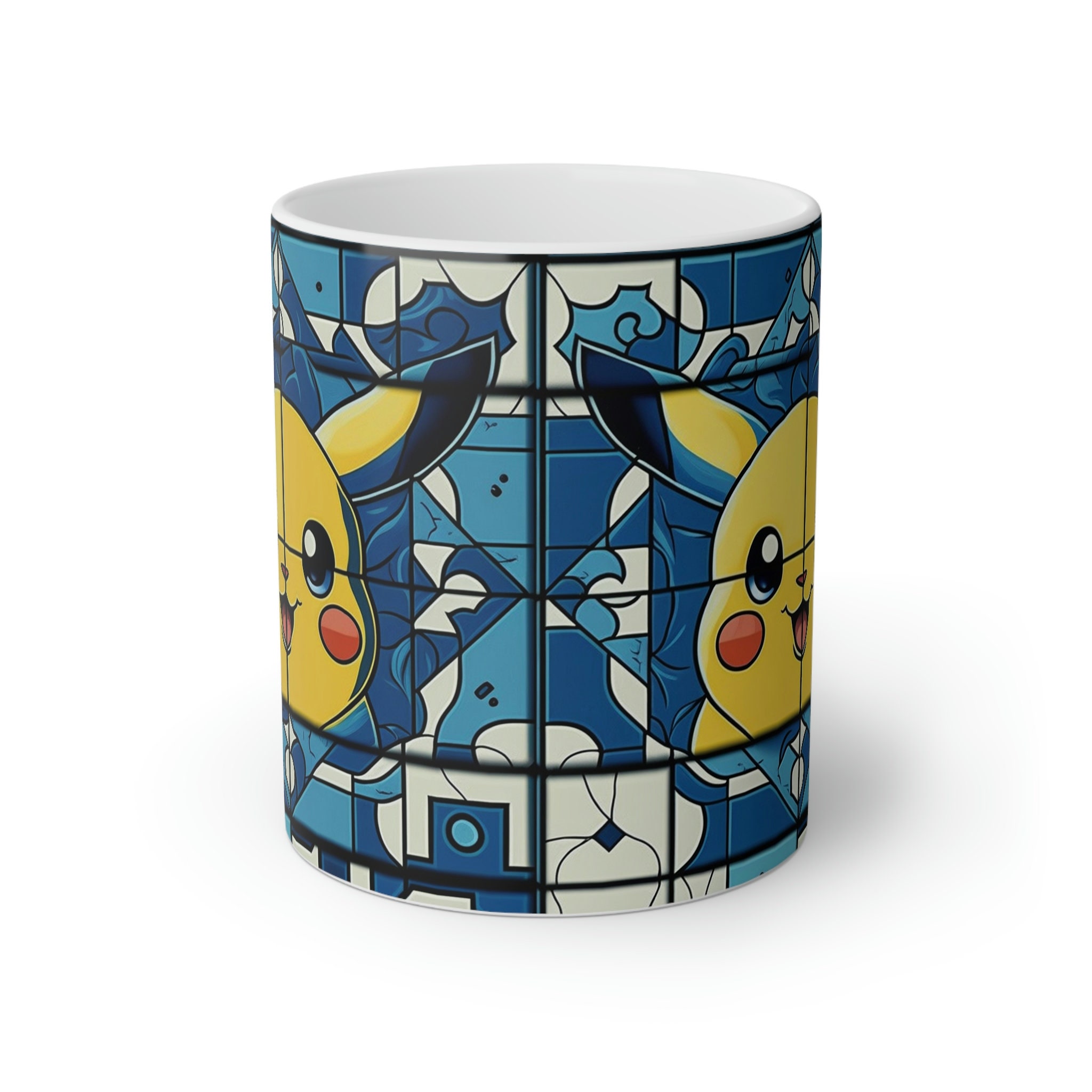 Azulejo Ceramic Pikachu, Pokémon, Coffee Mug 11oz Cup - Etsy