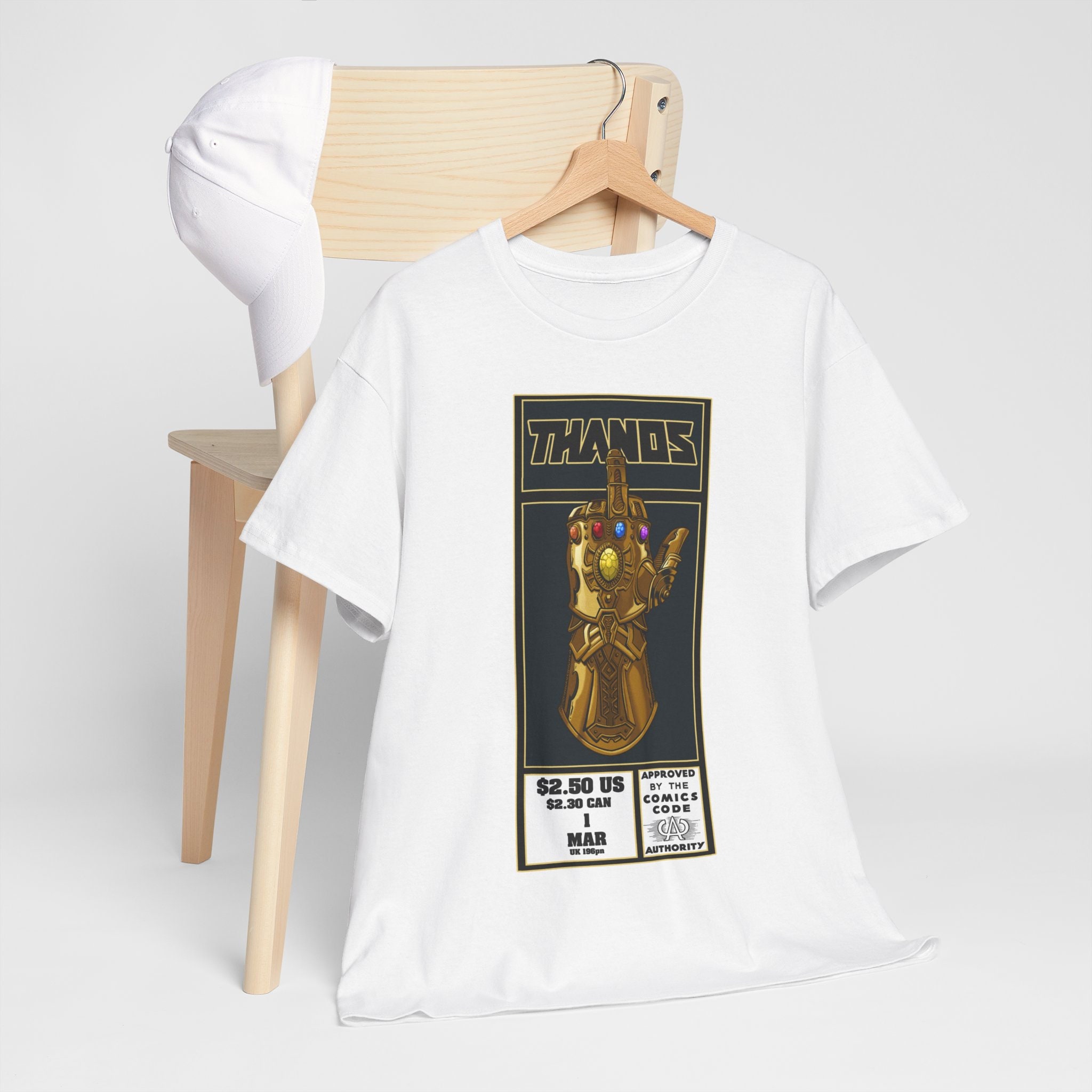 Thanos Shirt, Infinity Gauntlet Comic Box Art Shirt, MCU Middle Finger ...