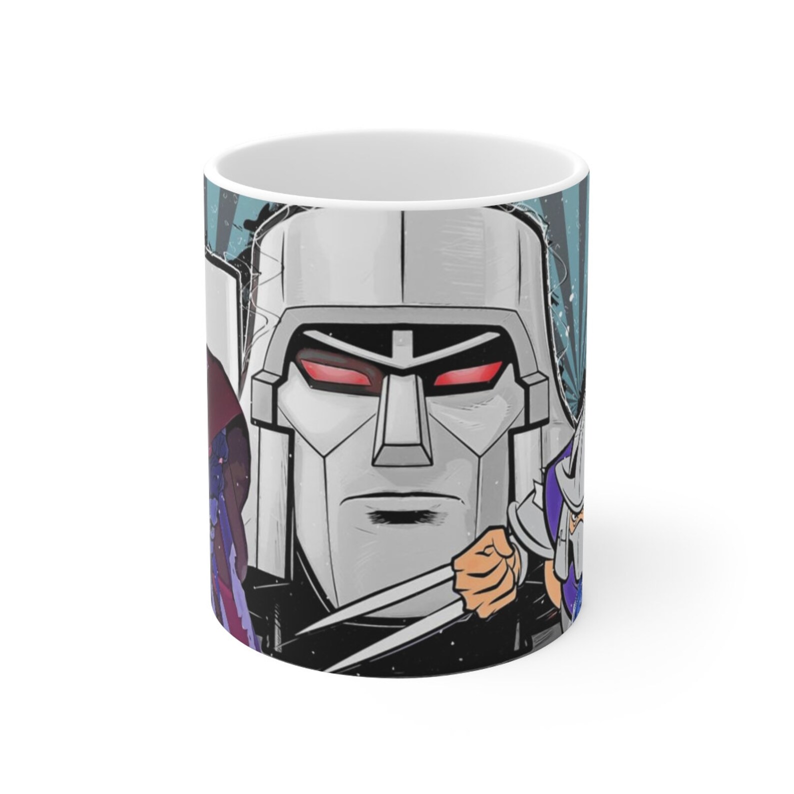 1980's Retro Cartoon , Skeletor, Megatron, Shredder, Cobra Commander ...