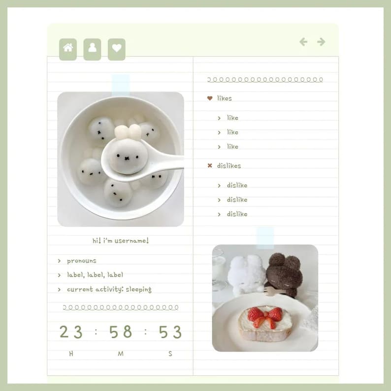 Notebook Website Template | Customizable | for Artists, Creators ...