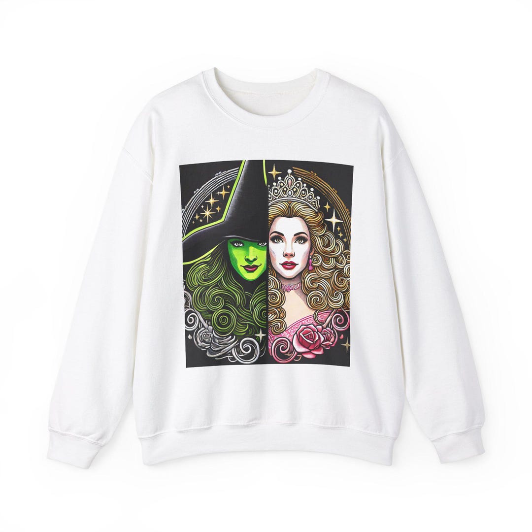 Wicked Movie and Book Sweatshirt, Classic Black Crewneck Jumper ...