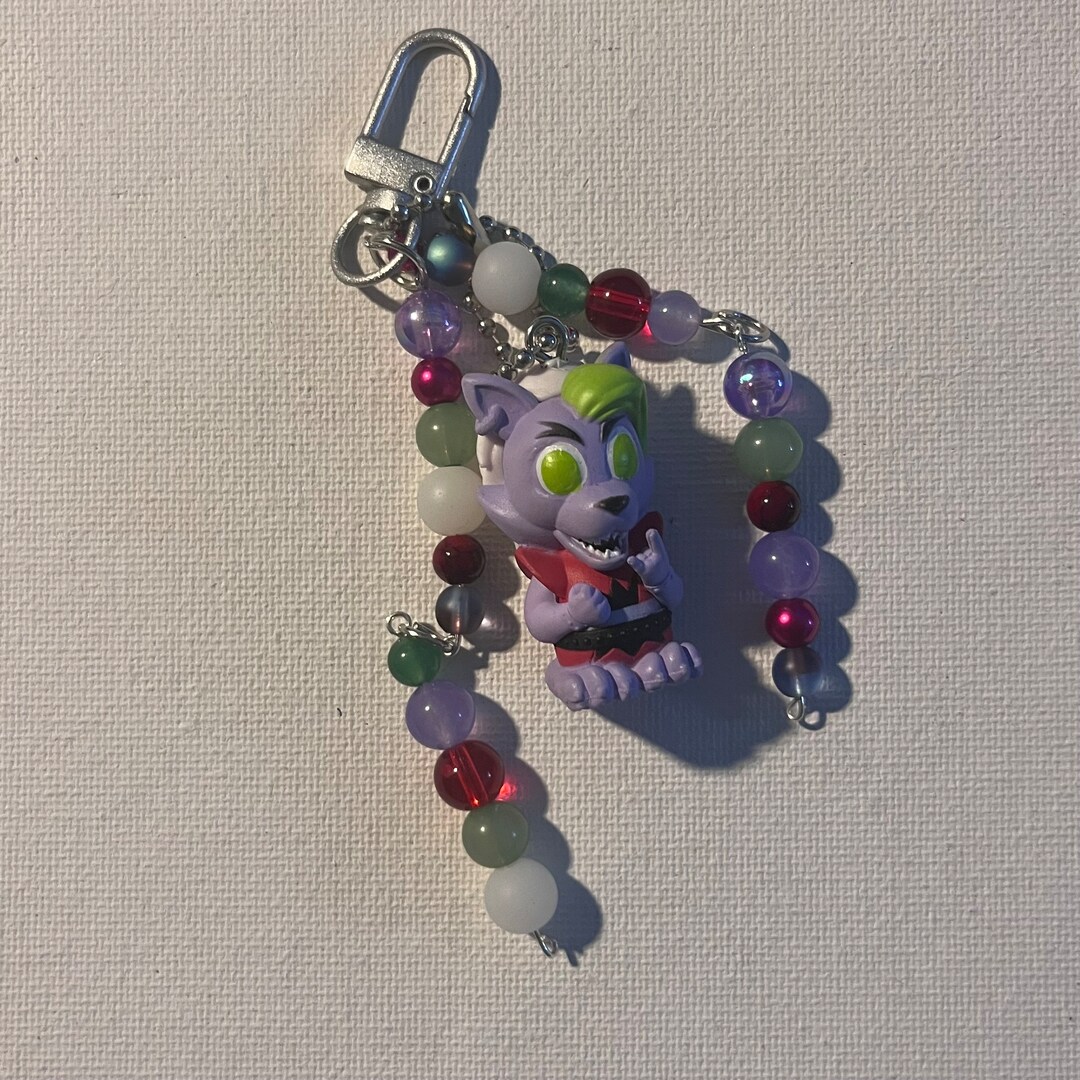 Roxy FNAF Keychain - Etsy