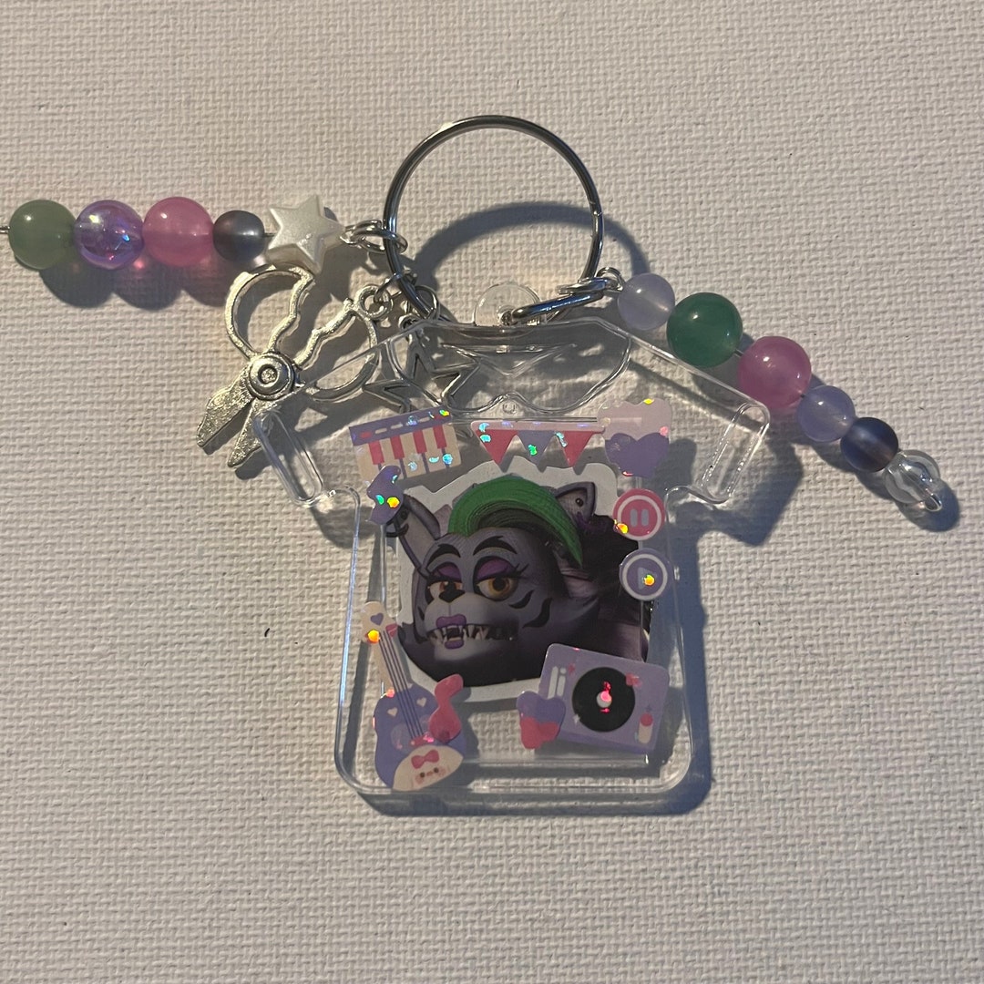 Roxy FNAF Keychain - Etsy