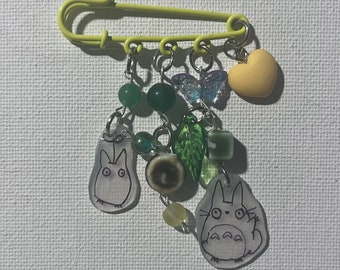 My Neighbor Totoro Enamel Pin Handmade Totoro & Catbus Anime - Etsy