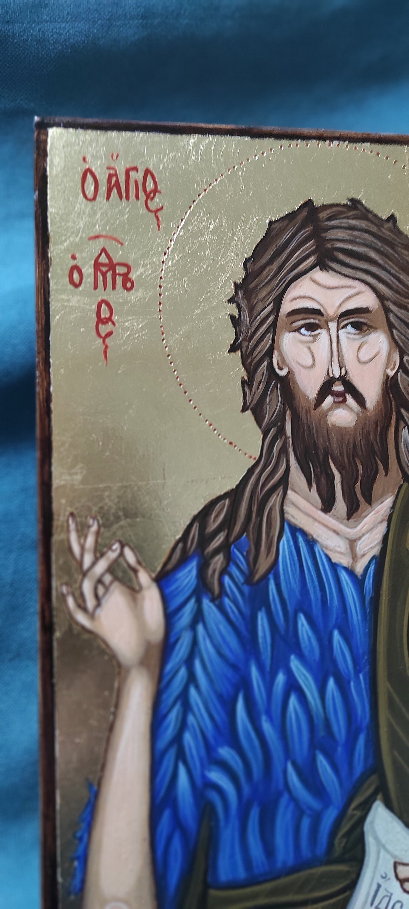 Saint John the Baptist Handpainted Icon Greek Orthodox Icon Byzantine ...