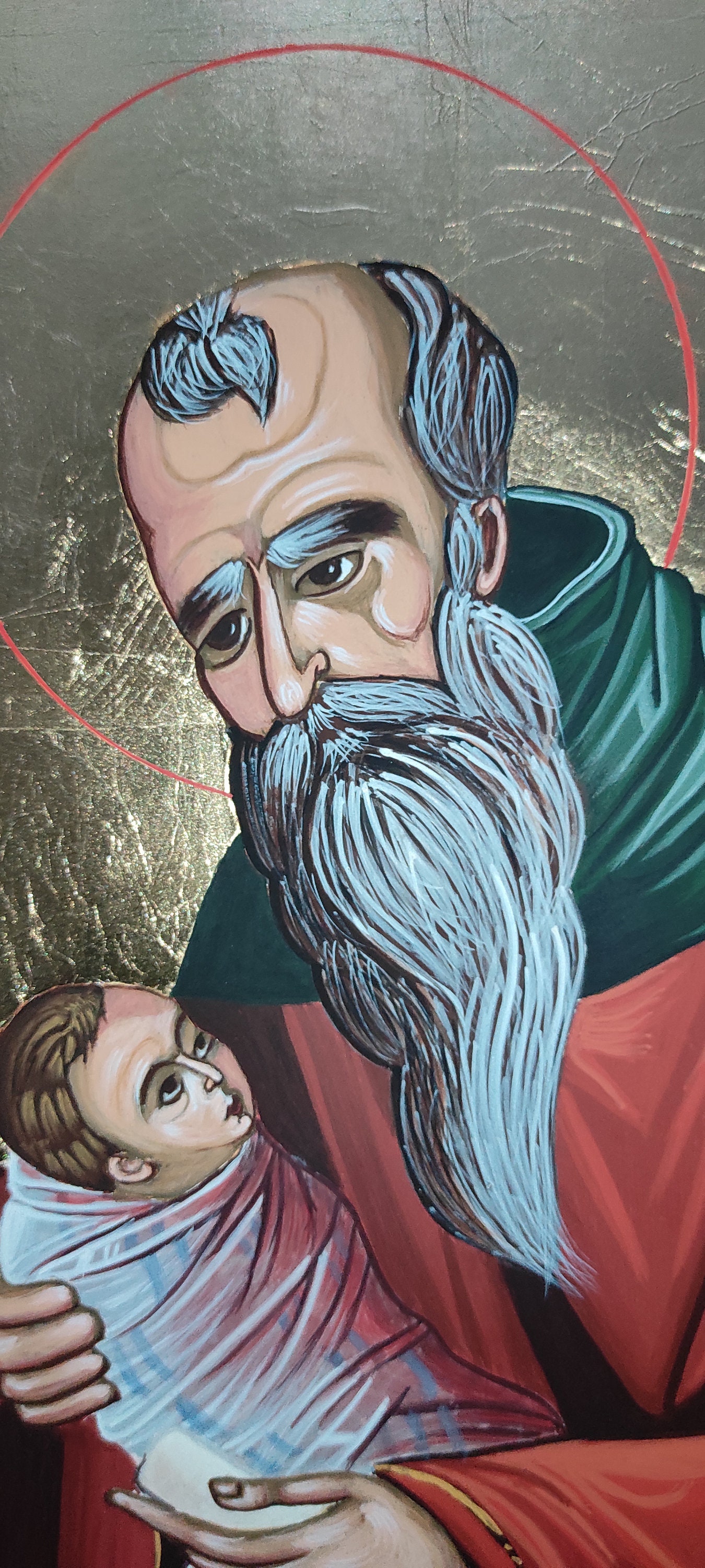 Saint Stylianos Handpainted Icon Greek Orthodox Icon Byzantine Icon ...