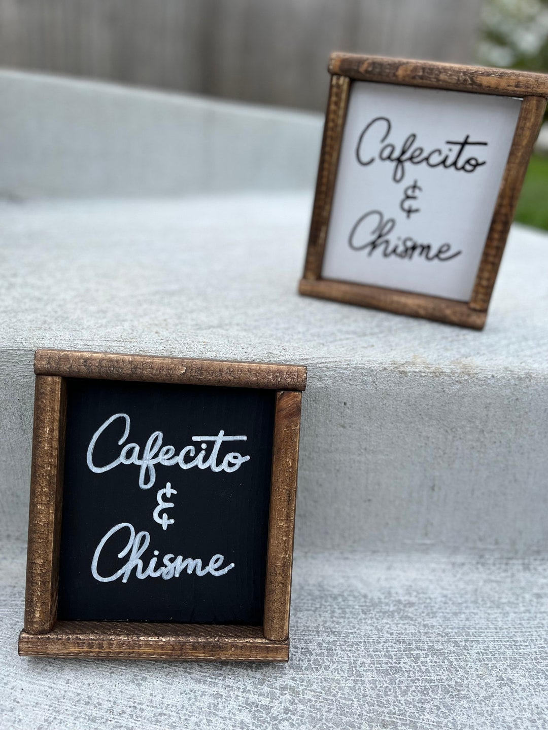 Cafecito Mini Wood Sign - Etsy