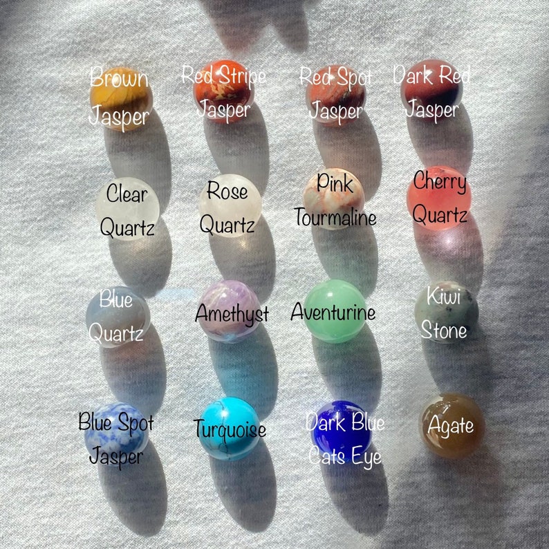UK 20mm Gemstone Spheres, Crystal Balls - Etsy