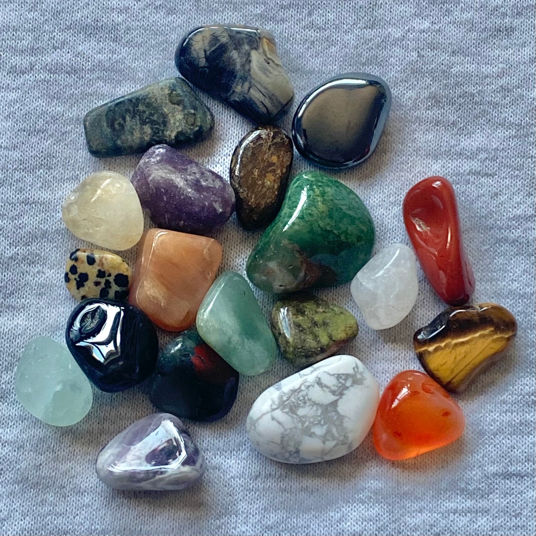 Tumble Stone Scoop UK, Crystal Confetti Mix - Etsy UK