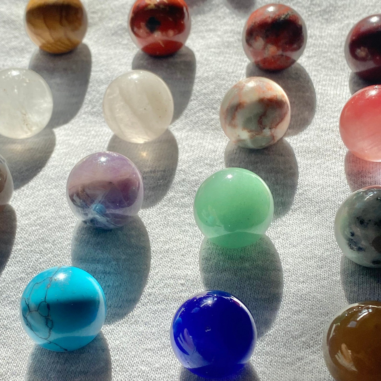UK 20mm Gemstone Spheres, Crystal Balls - Etsy