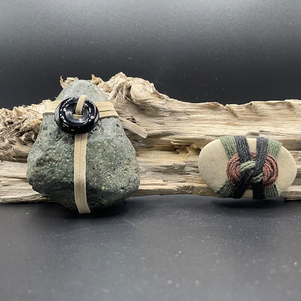 Wrapped River Rocks - Etsy