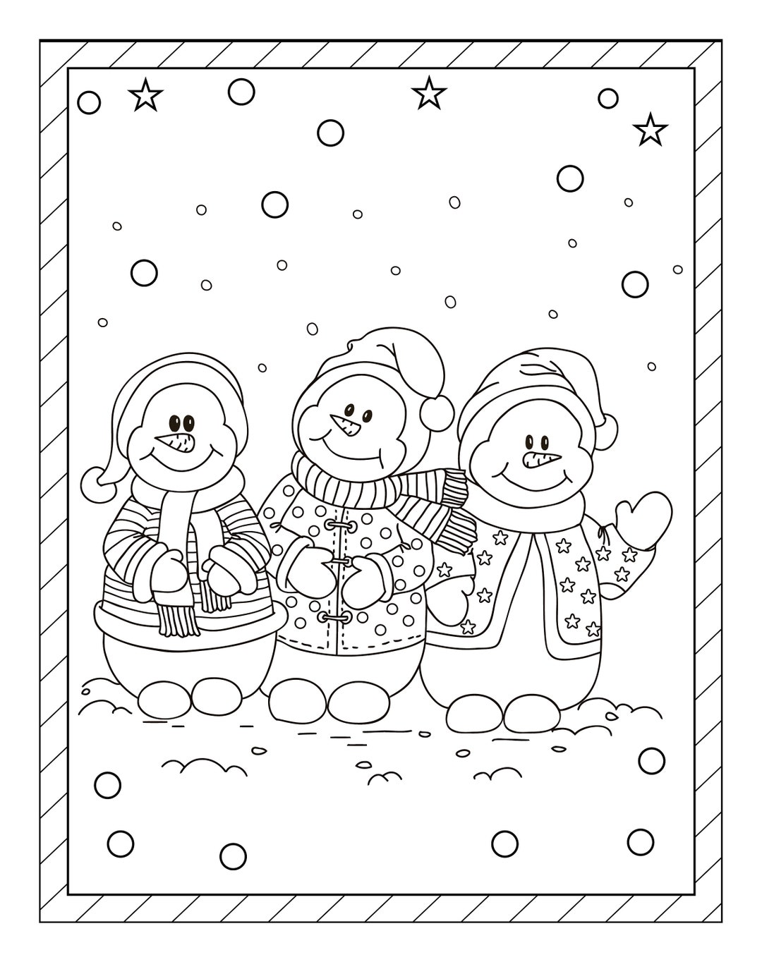 Fun Christmas Coloring Book - Etsy