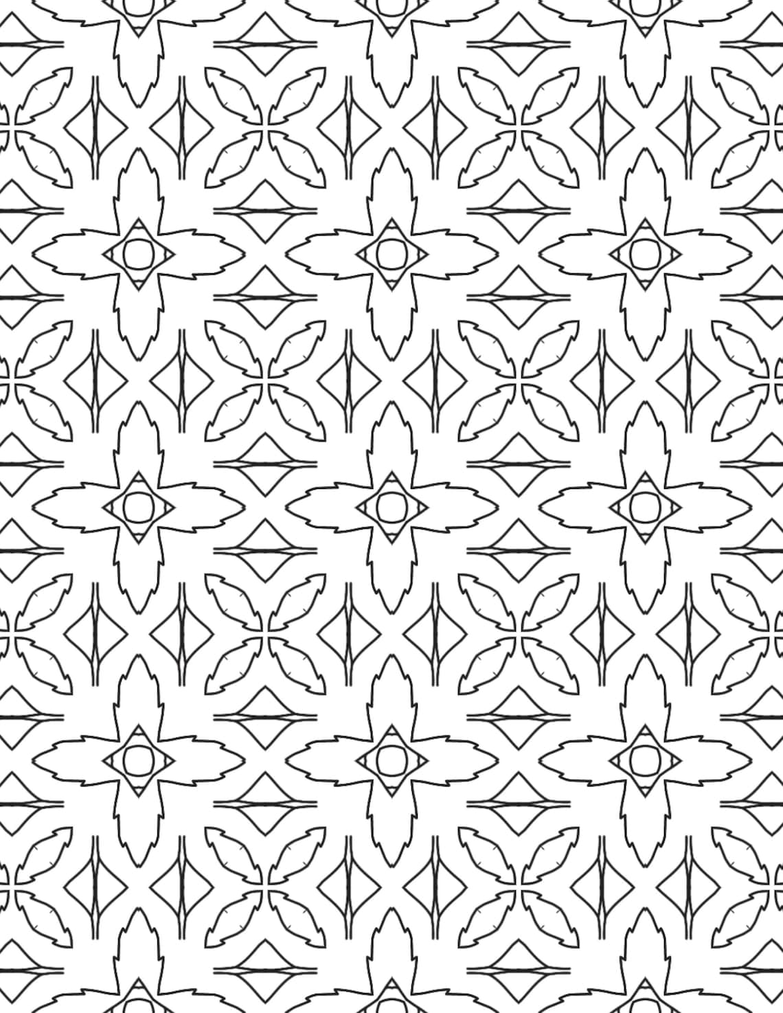 Fun Mandala Coloring Pages - Etsy