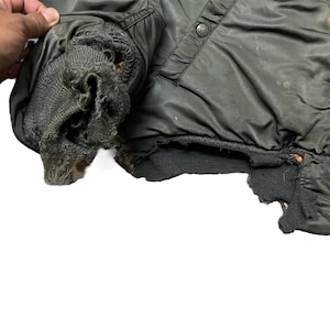 Vintage 60's Alpha Industries Ma 1 Military Flight Bomber Jacket Thrashed - Etsy