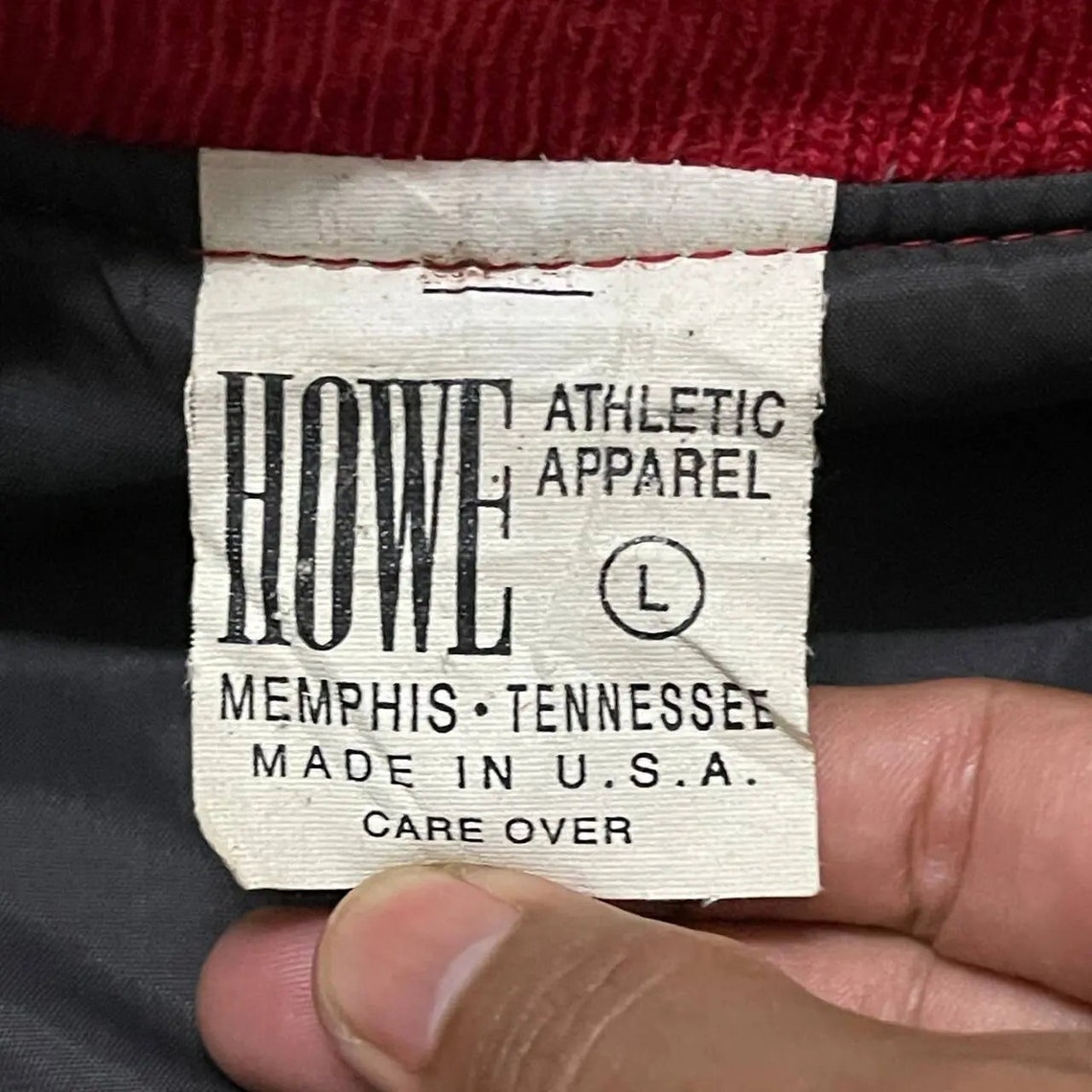 Vintage 80's Howe Wool Varsity Jacket - Etsy