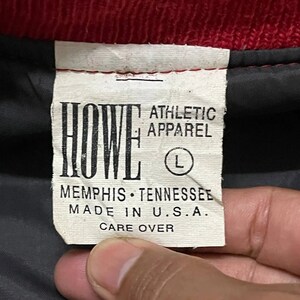 Vintage 80's Howe Wool Varsity Jacket - Etsy