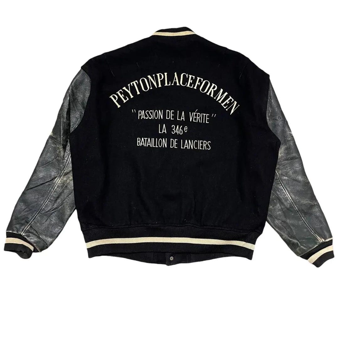 Vintage 90's PPFM Peyton Place for Men Varsity Jacket - Etsy