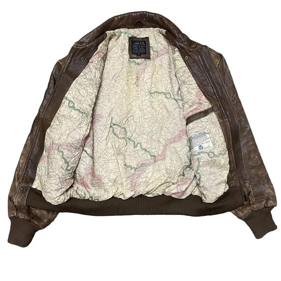Vintage Avirex Limited A2 Flyers Leather Jacket - Gem