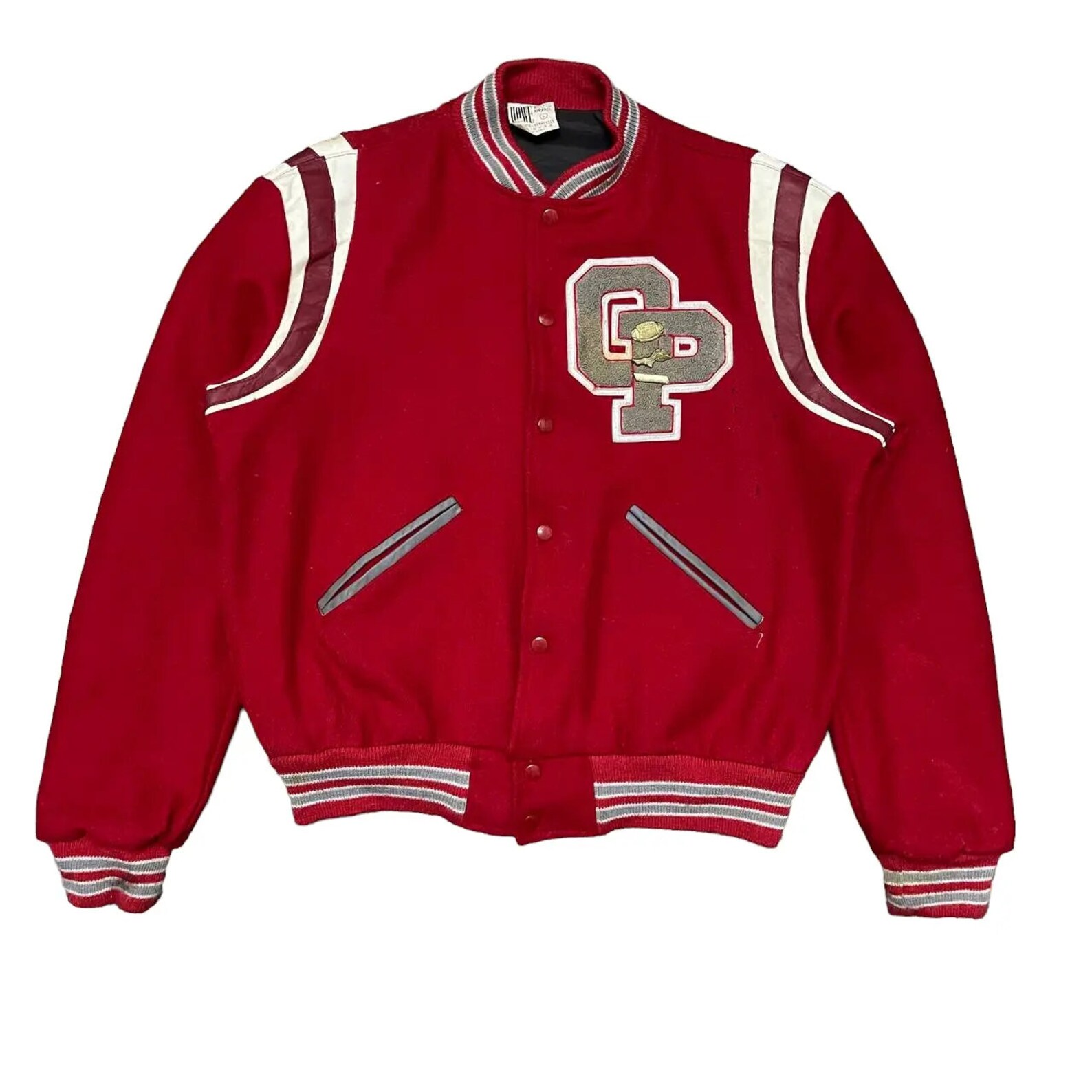 Vintage 80's Howe Wool Varsity Jacket - Etsy