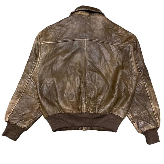Vintage Avirex Limited A2 Flyers Leather Jacket - Gem