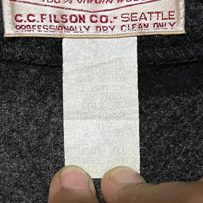 Vintage Filson Garment Mackinaw Wool Plaid Vest - Etsy