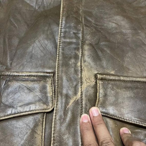 Vintage Avirex Limited A2 Flyers Leather Jacket - Gem