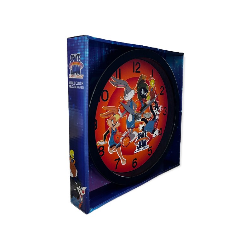 Kid's Wall Clock Timekeeper Cartoon Basketball Space - Etsy