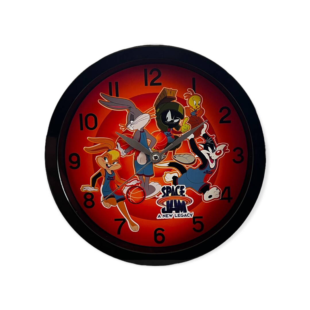 Kid's Wall Clock, Timekeeper, Cartoon, Basketball, Space, Legacy ...