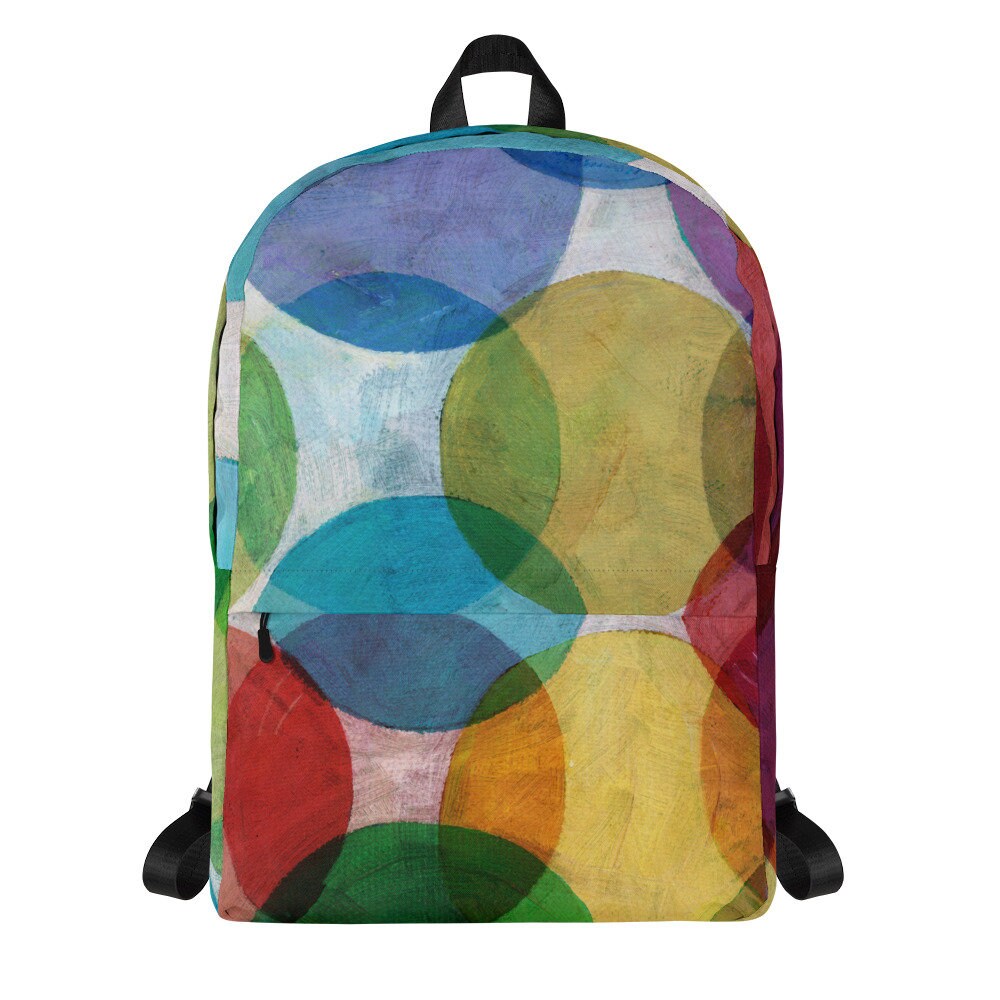Colorful Swirls Backpack - Etsy