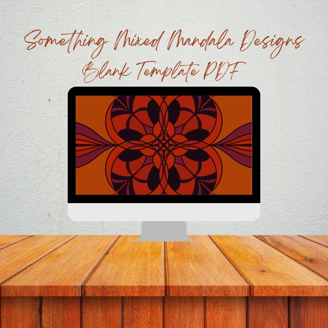 Something Mixed Mandala Blank Designs Three | PDF - Etsy