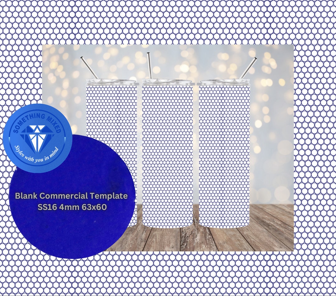 Blank Commercial Rhinestone Template SS16 4mm 63x60 - Etsy