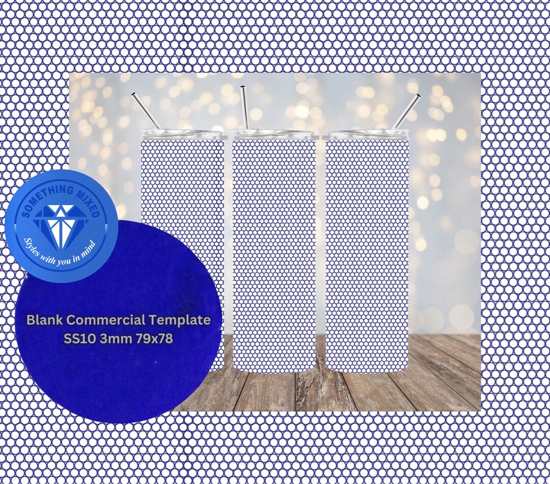 Blank Commercial Rhinestone Template SS10 3mm 79x78 - Etsy