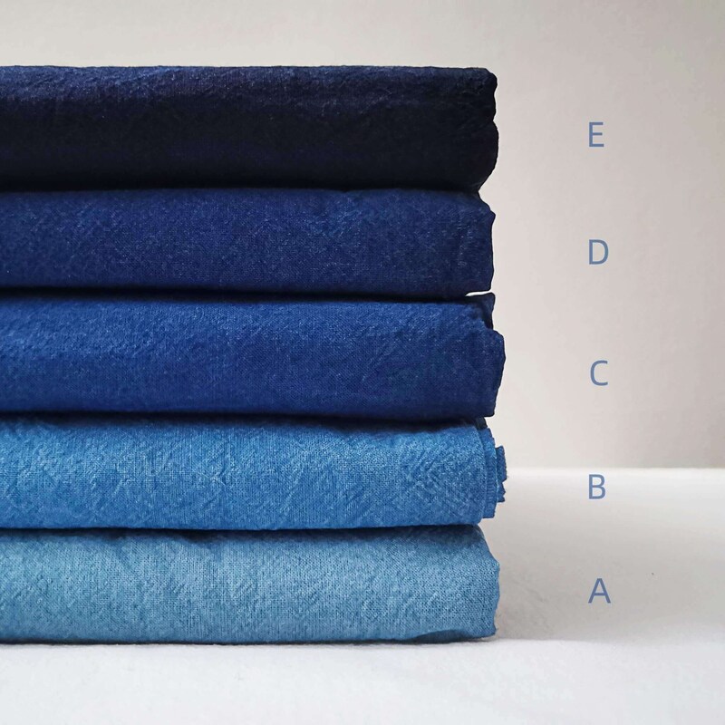 Indigo Dyed Fabric - Etsy