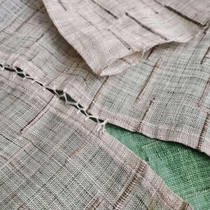 Japanese あさ Asa hemp Ramie Noren Doorway Curtain, Naturally Plant Tie ...