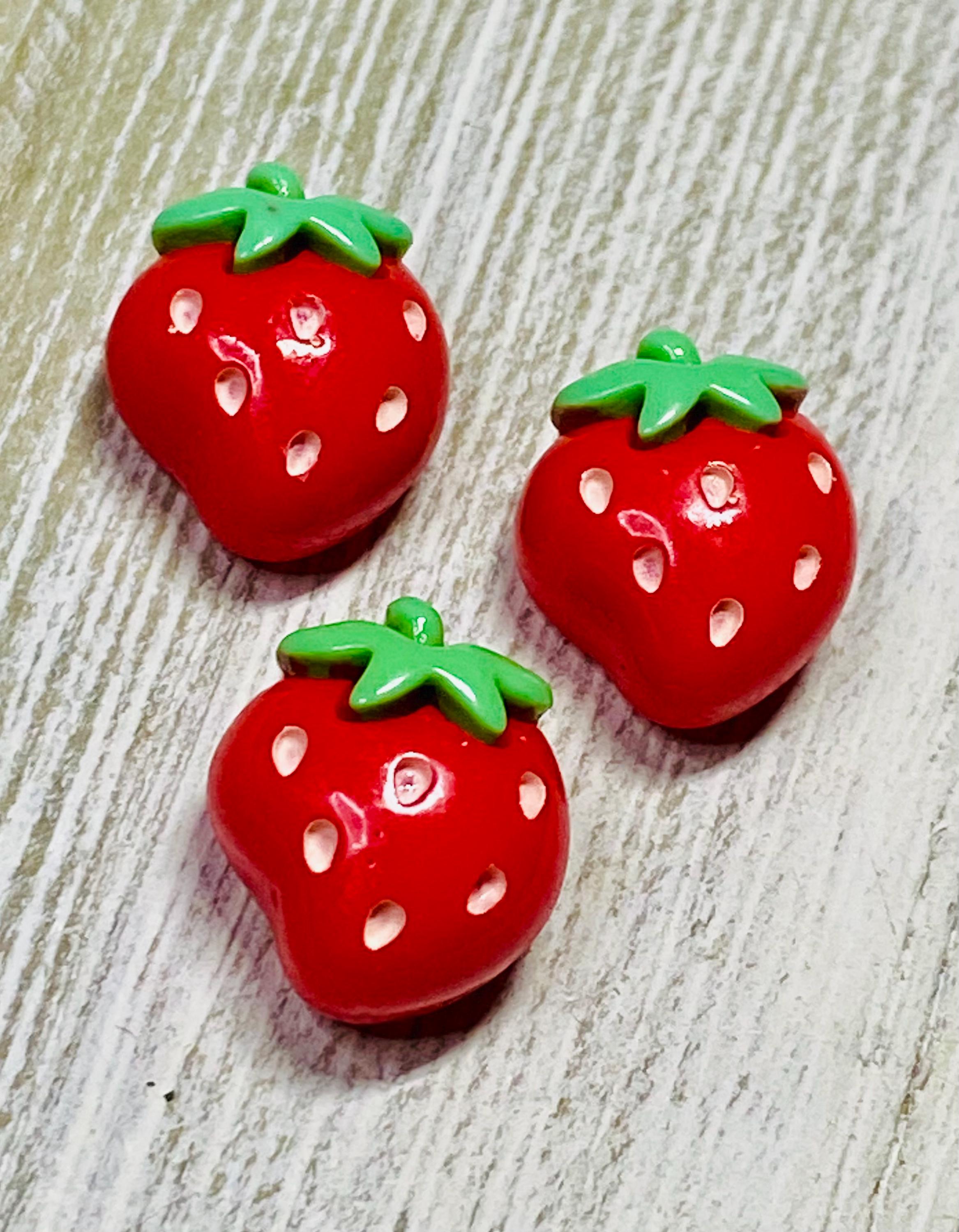 Cute Strawberry Fruit Magnets, Food Magnet, Fun Magnet Gift Sets, Super ...