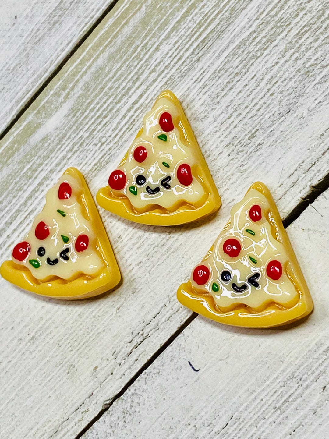 Cute Kawaii Pizza Magnets, Food Decor, Super Strong, Fun Magnet Gift ...
