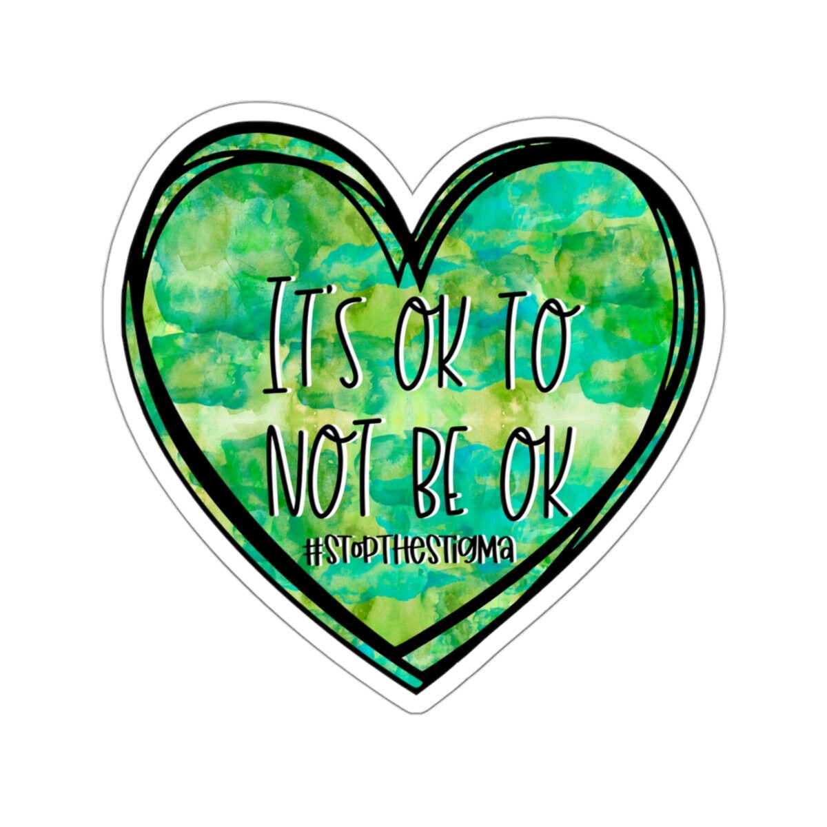 Mental Health Awareness Sticker Mental Health Sticker - Etsy