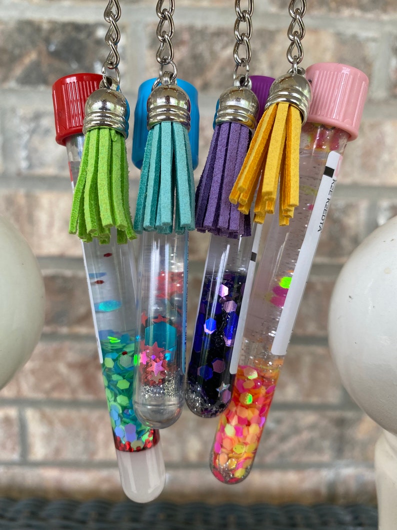 Phlebotomy Glitter Floating Keychain. Lab. Lab Test Tube. Blood Tube ...