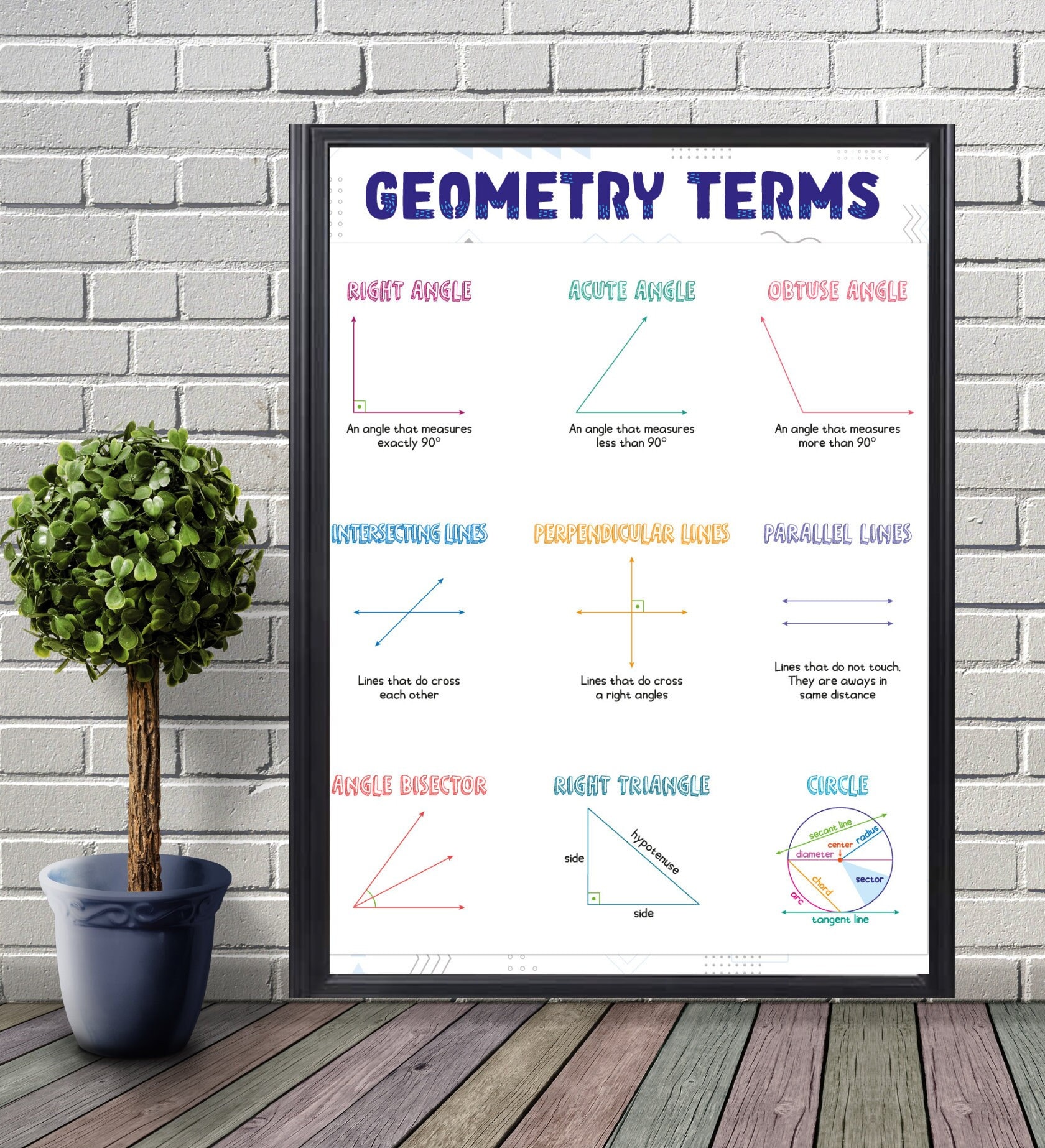 Geometry Words Cutie