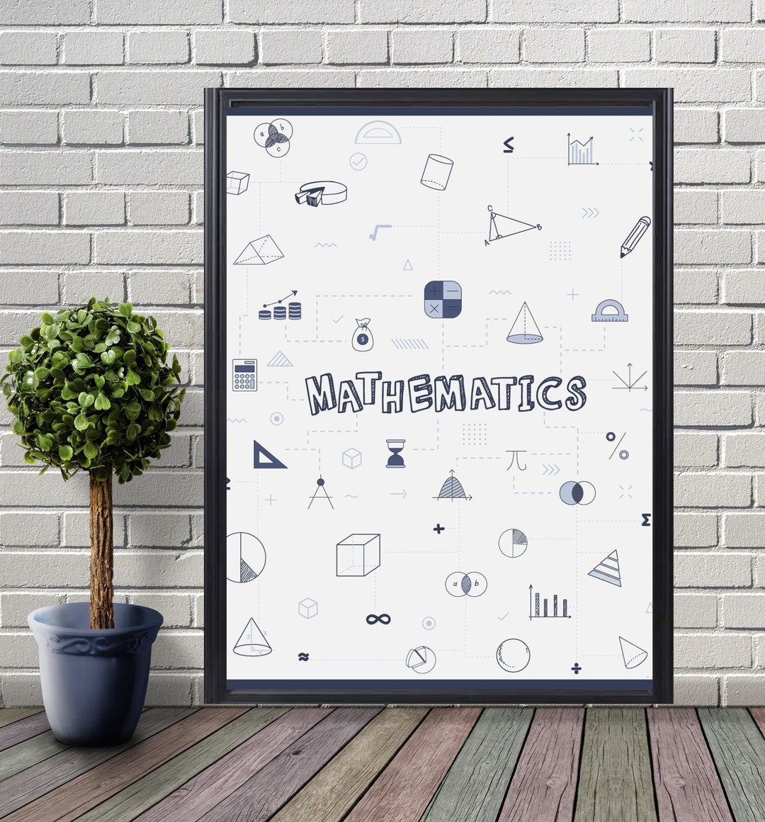 Mathematics Classroom Wall Decor,math, Math Design,math Art, Classroom ...