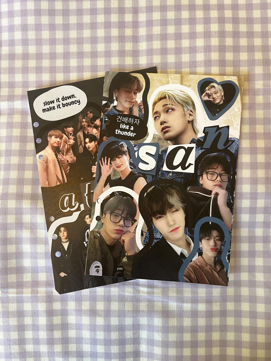 Ateez Member Photocard Binder Pages - Etsy