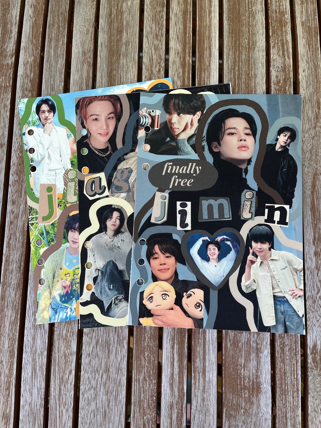 BTS Member Photocard Binder Pages - Etsy